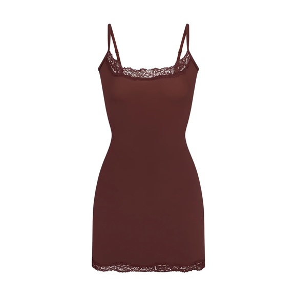 SKIMS | Dresses | Skims Lace Slip Dress Skims Dress Skims Mini Dress ...